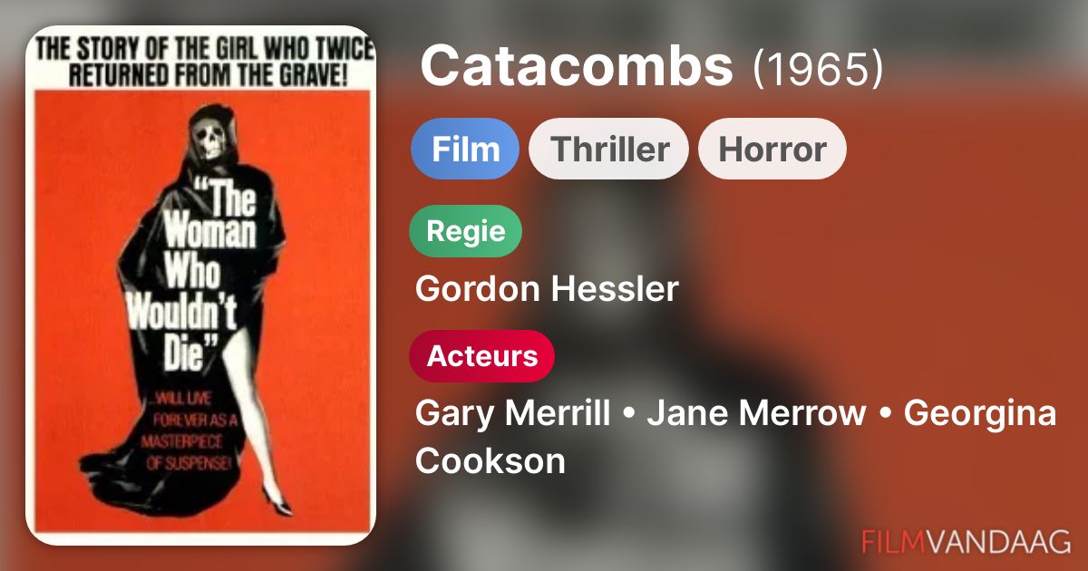 Catacombs (film, 1965) - FilmVandaag.nl