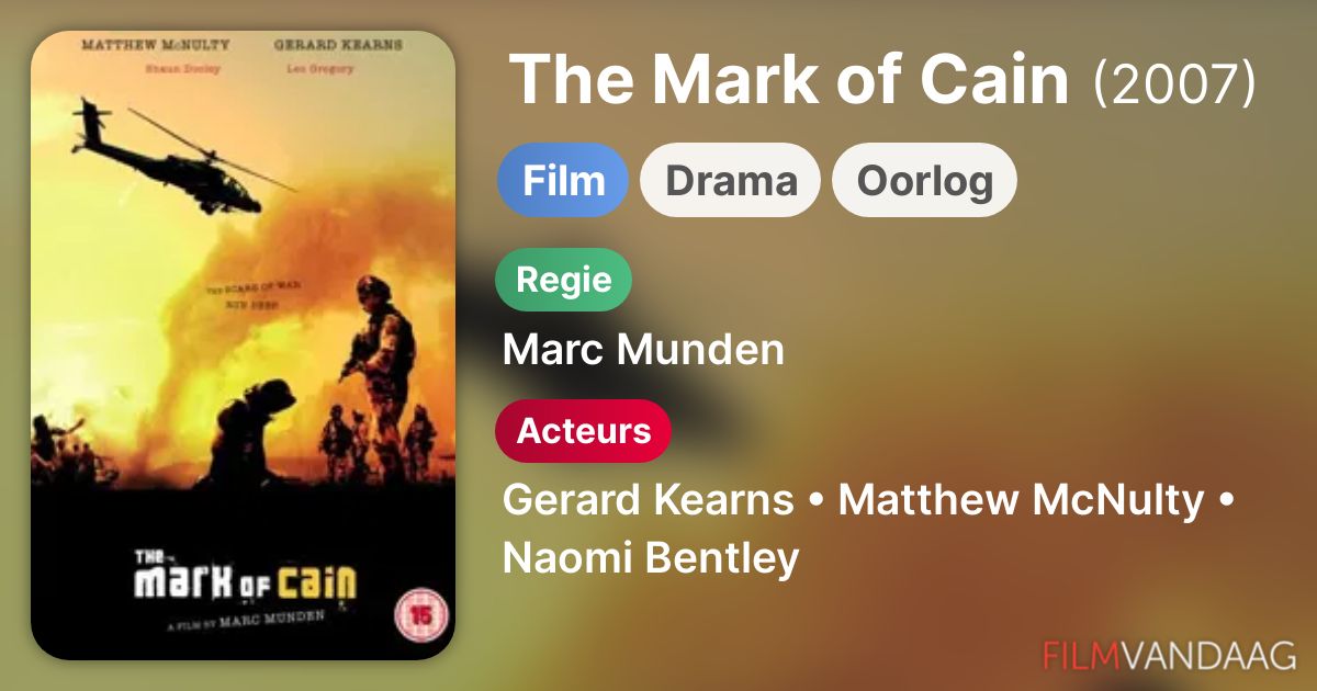 The Mark of Cain (film, 2007) - FilmVandaag.nl