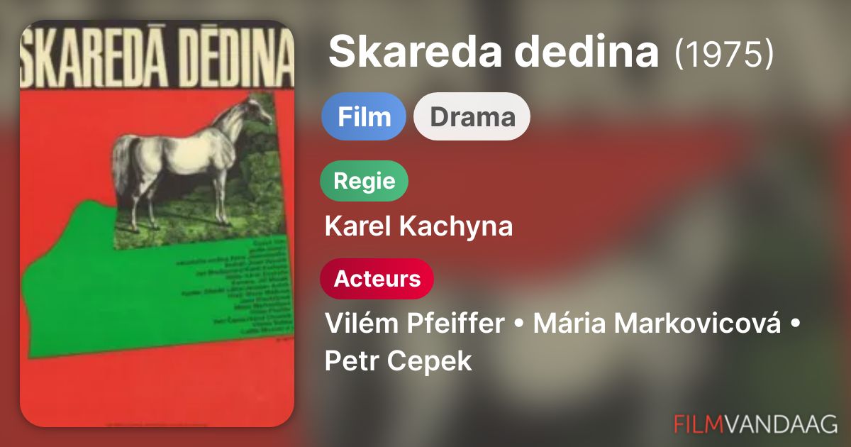 Skareda dedina (film, 1975) - FilmVandaag.nl