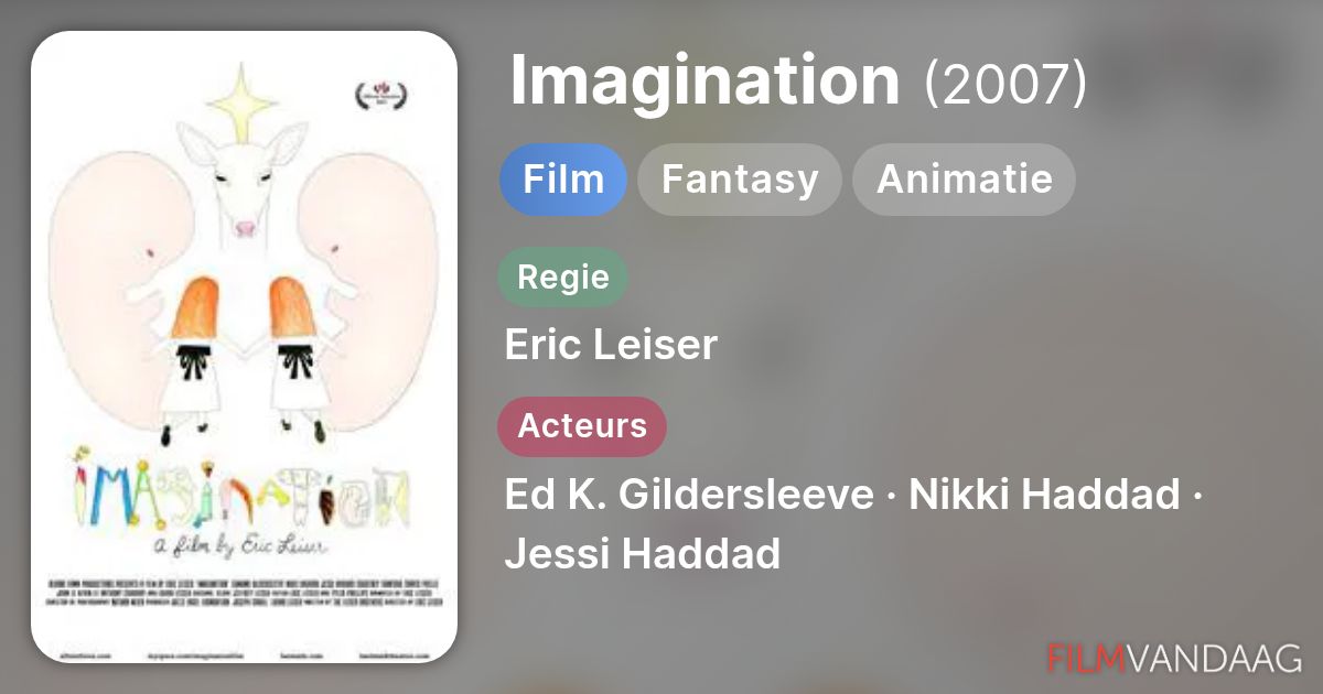 Imagination (film, 2007) - FilmVandaag.nl