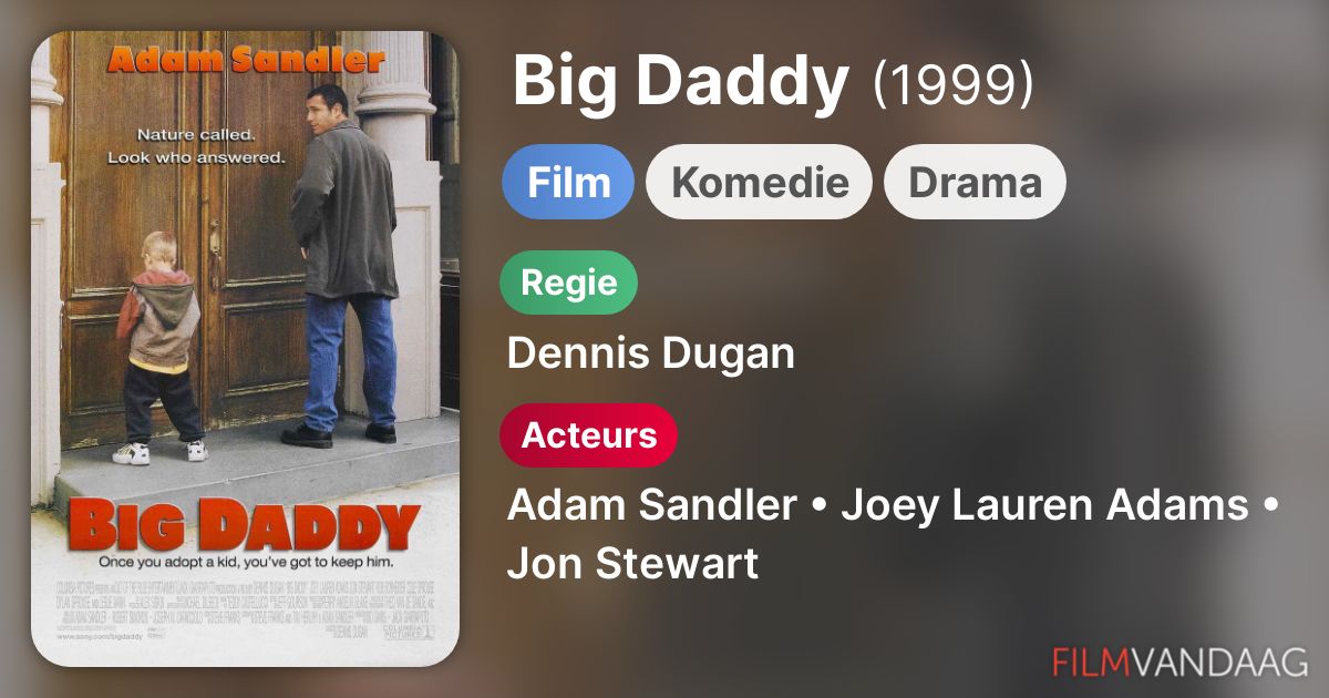 Big Daddy (film, 1999) - FilmVandaag.nl