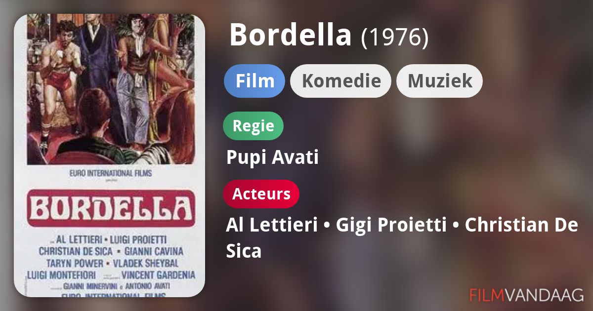 Bordella (film, 1976) - FilmVandaag.nl