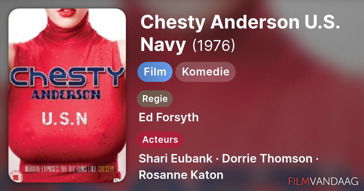 Chesty Anderson U S Navy Film 1976 Filmvandaag Nl