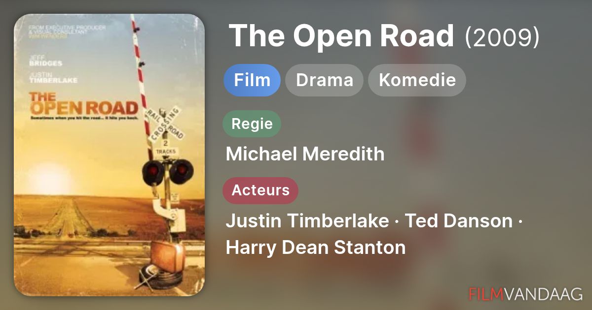 The Open Road (film, 2009) - FilmVandaag.nl