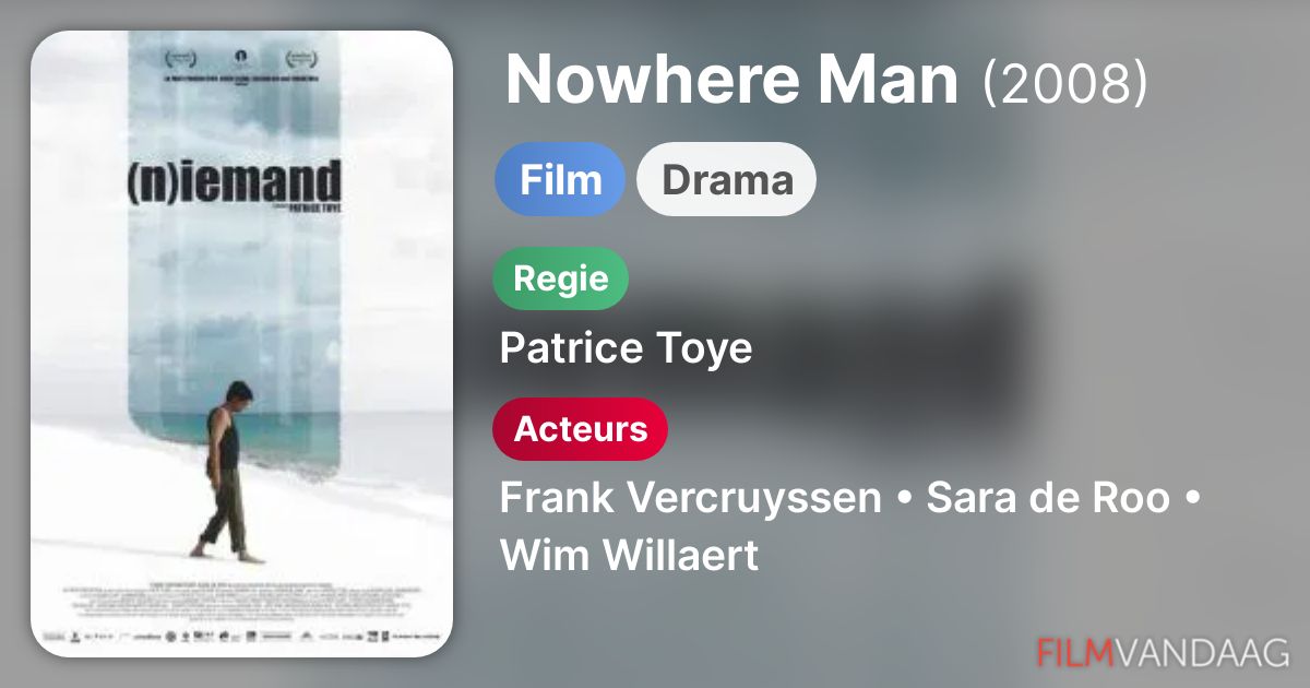 Nowhere Man (film, 2008) - FilmVandaag.nl