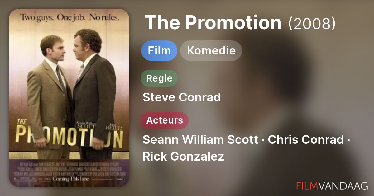 The Promotion (film, 2008) - FilmVandaag.nl