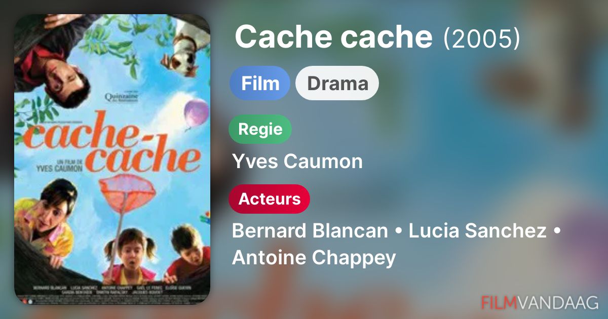 Cache cache (film, 2005) - FilmVandaag.nl