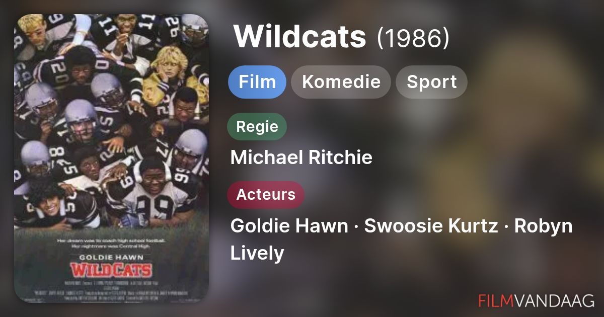 Wildcats (film, 1986) kopen op dvd of blu-ray - FilmVandaag.nl