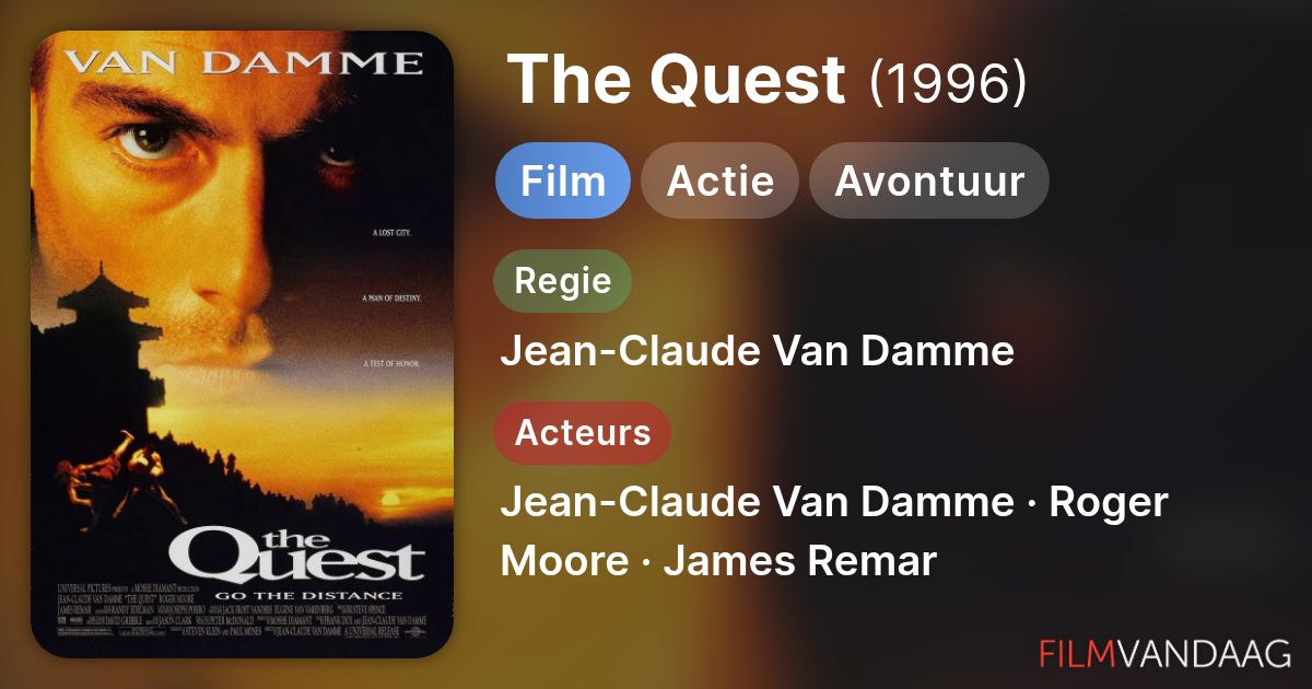 The Quest (film, 1996) - FilmVandaag.nl
