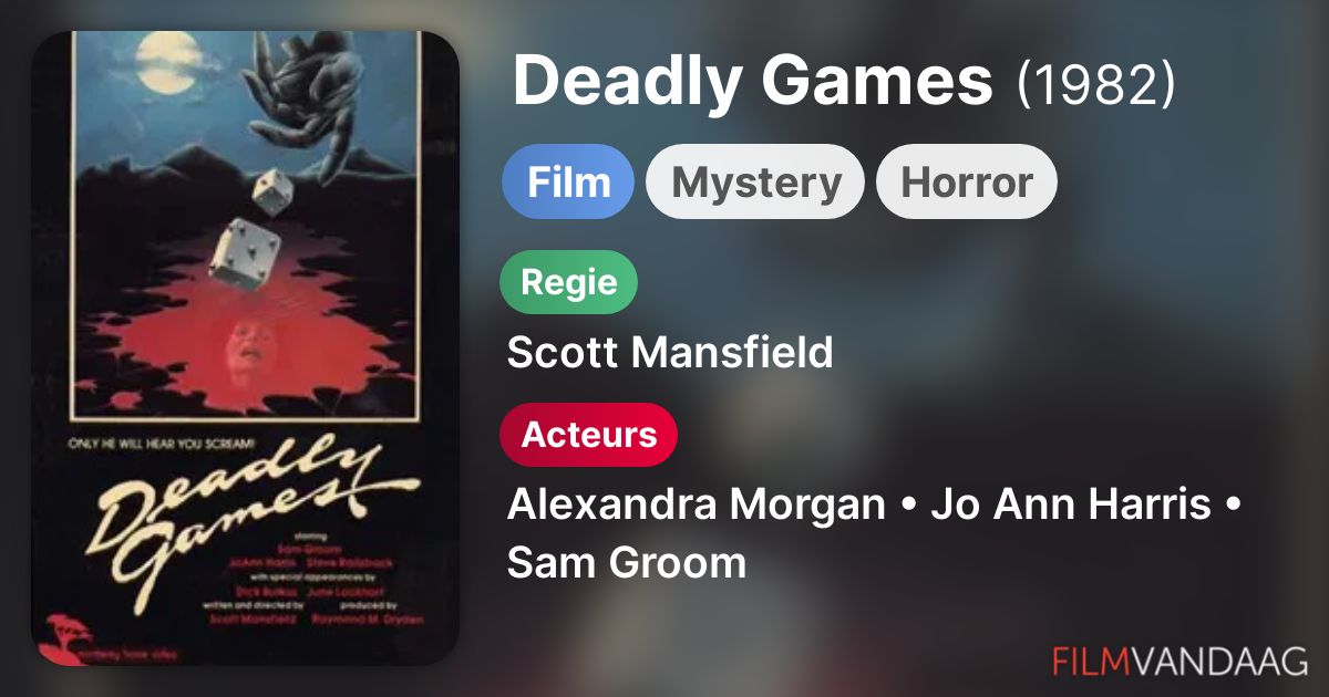 Deadly Games (film, 1982) - FilmVandaag.nl