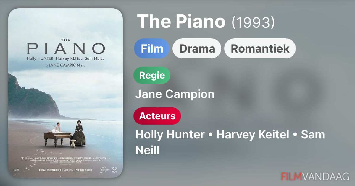 The Piano (film, 1993) - FilmVandaag.nl