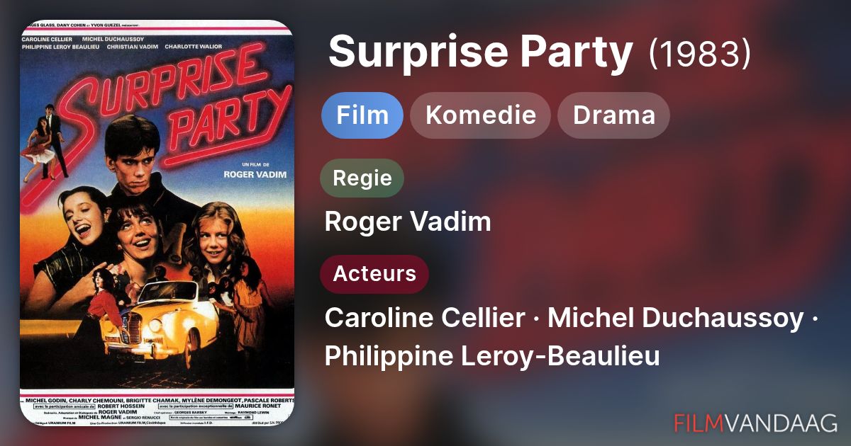 Surprise Party (film, 1983) - FilmVandaag.nl