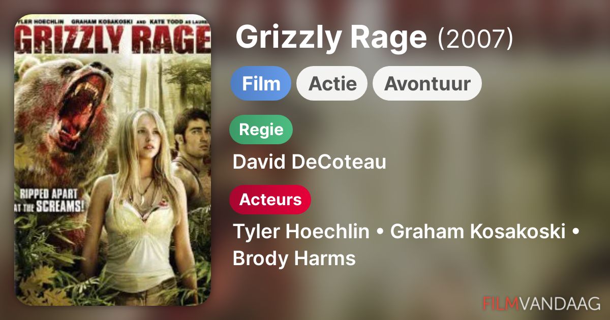 Grizzly Rage (film, 2007) - FilmVandaag.nl