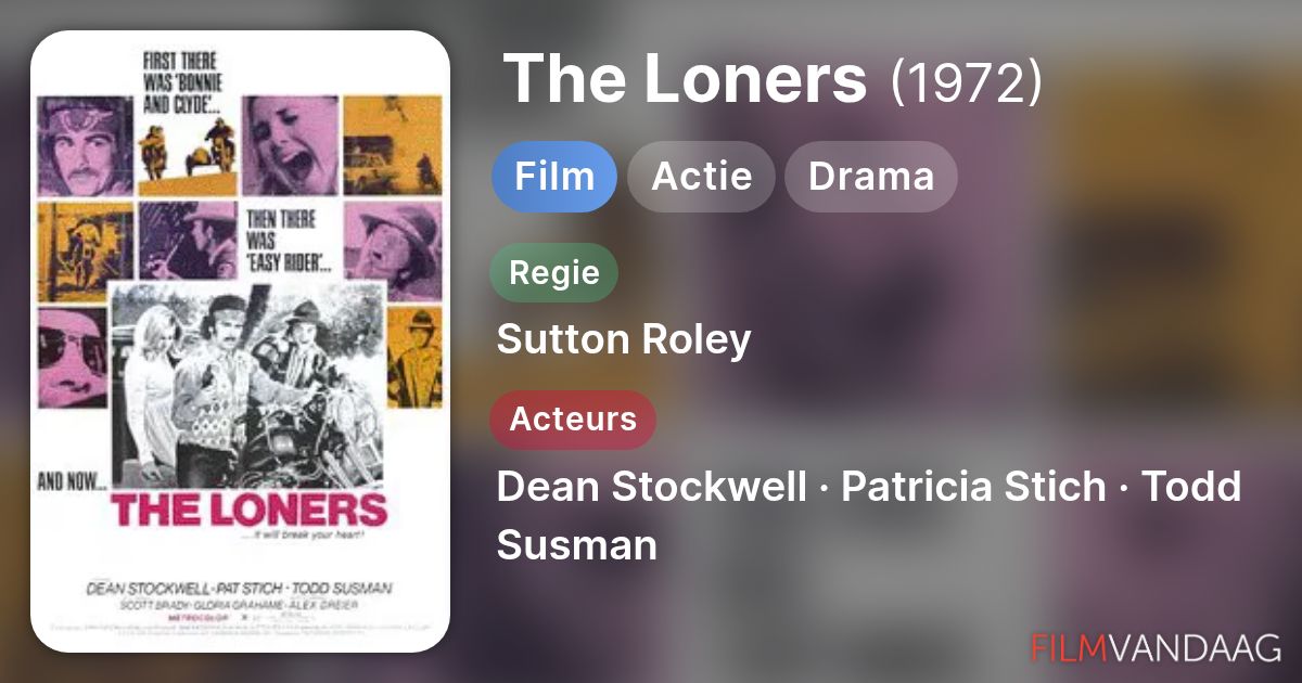 The Loners (film, 1972) - FilmVandaag.nl