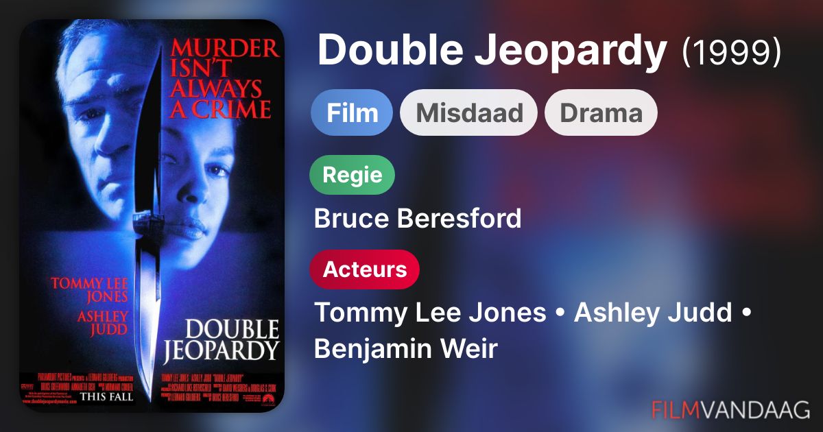 Double Jeopardy (film, 1999) - FilmVandaag.nl