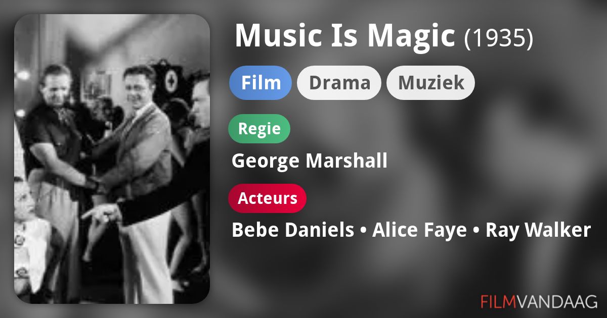 Music Is Magic (film, 1935) - FilmVandaag.nl