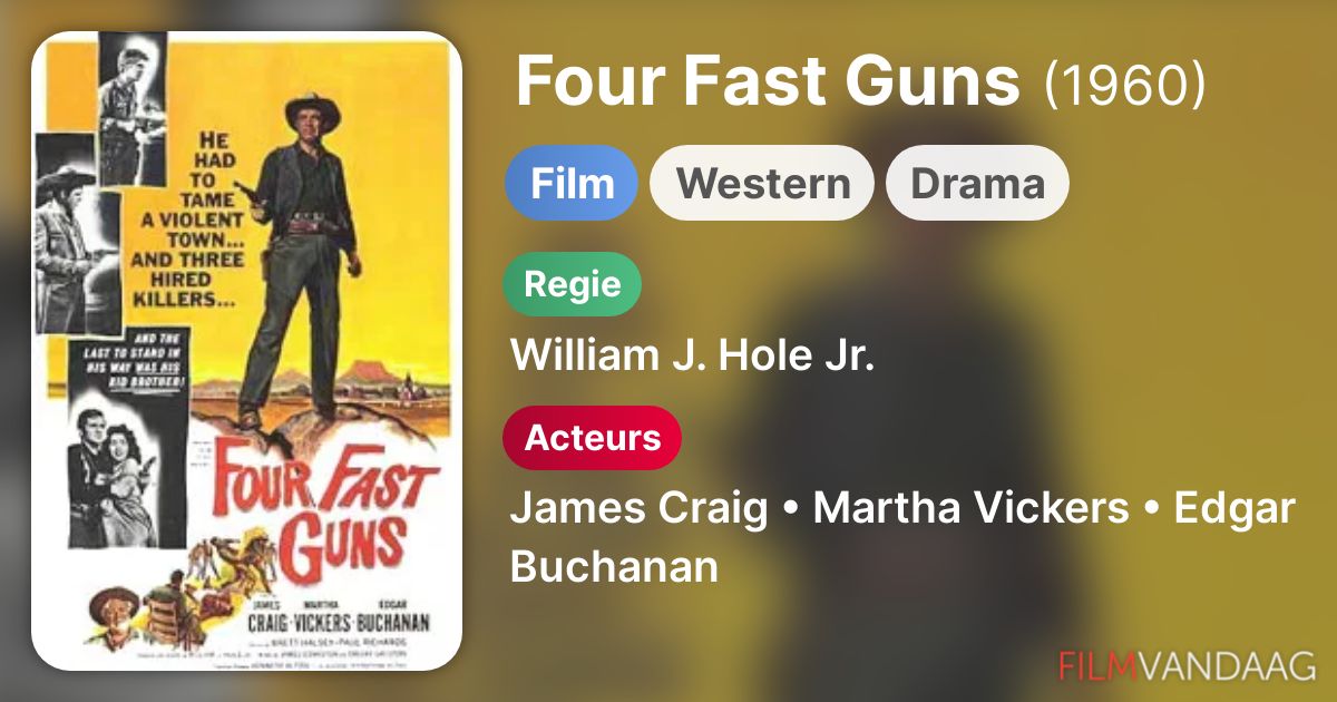 Four Fast Guns (film, 1960) - FilmVandaag.nl