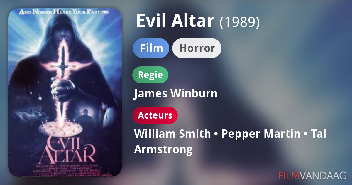 Evil Altar (film, 1989) Nu Online Kijken - FilmVandaag.nl