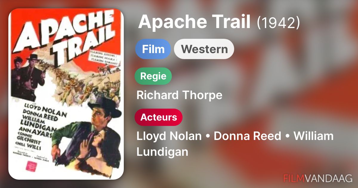 Apache Trail (film, 1942) - FilmVandaag.nl