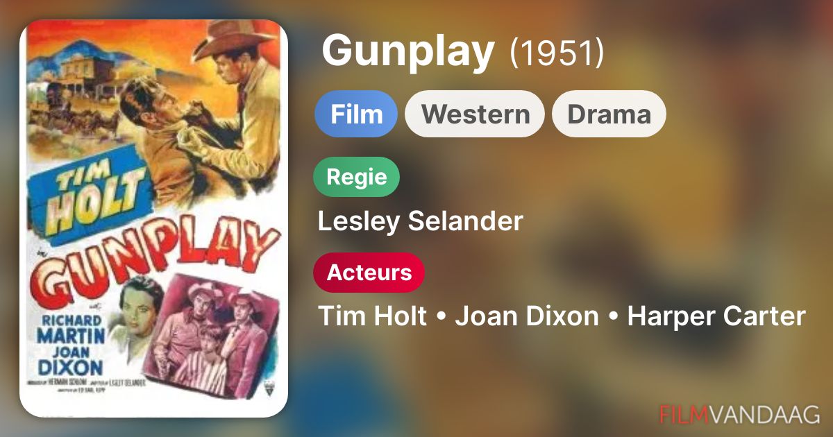 Gunplay (film, 1951) - FilmVandaag.nl