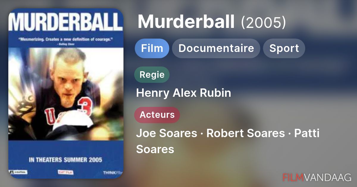Murderball (film, 2005) - FilmVandaag.nl