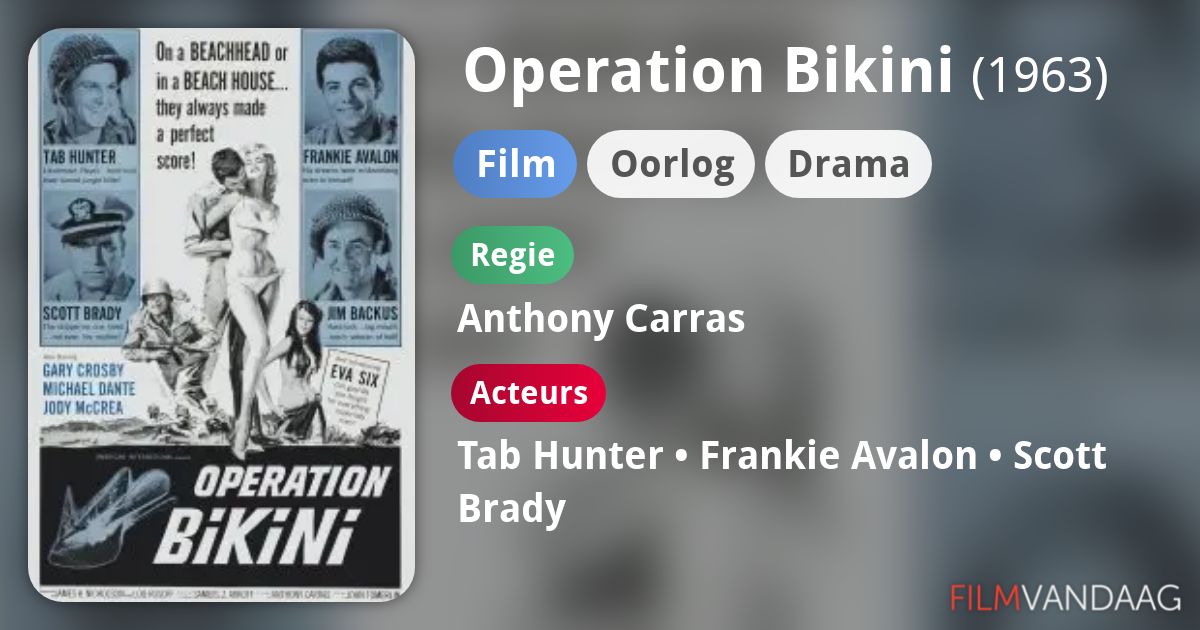 Operation Bikini (film, 1963) - FilmVandaag.nl
