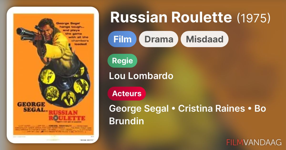 Russian Roulette (film, 1975) - FilmVandaag.nl
