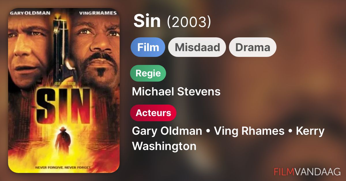Sin (film, 2003) - FilmVandaag.nl