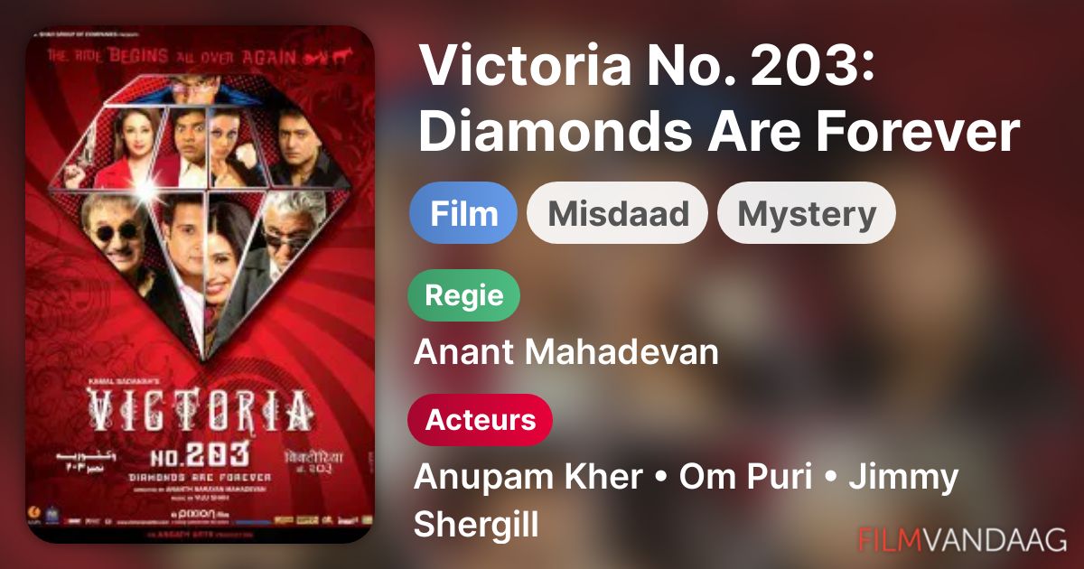 Victoria No. 203: Diamonds Are Forever (film, 2007) - FilmVandaag.nl