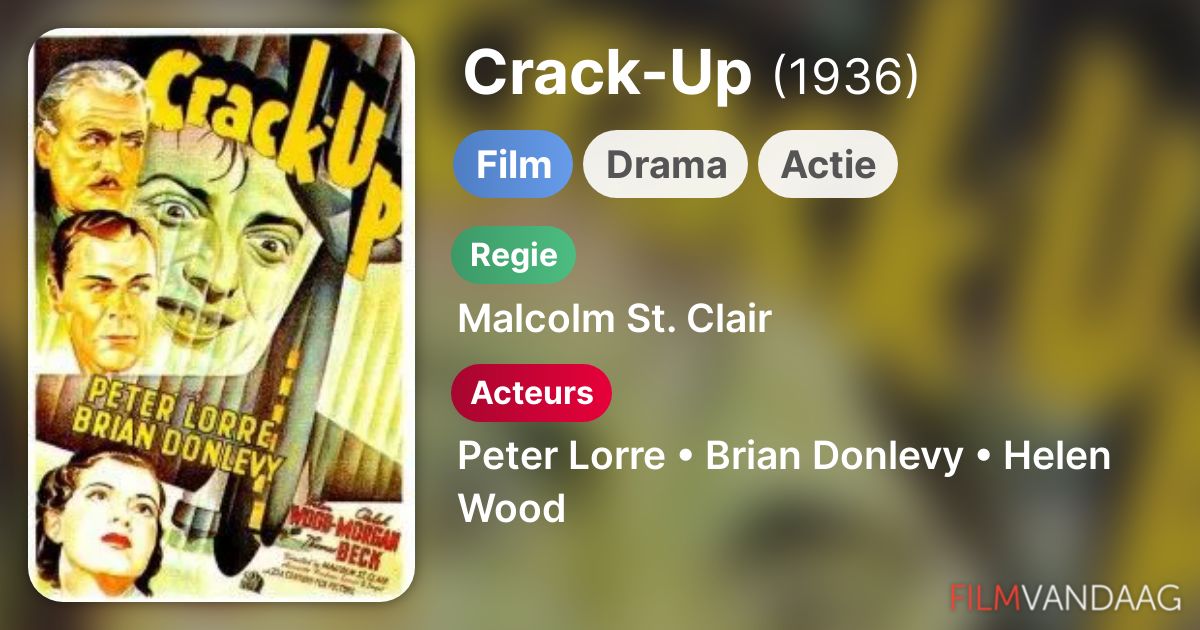 Crack-Up (film, 1936) - FilmVandaag.nl