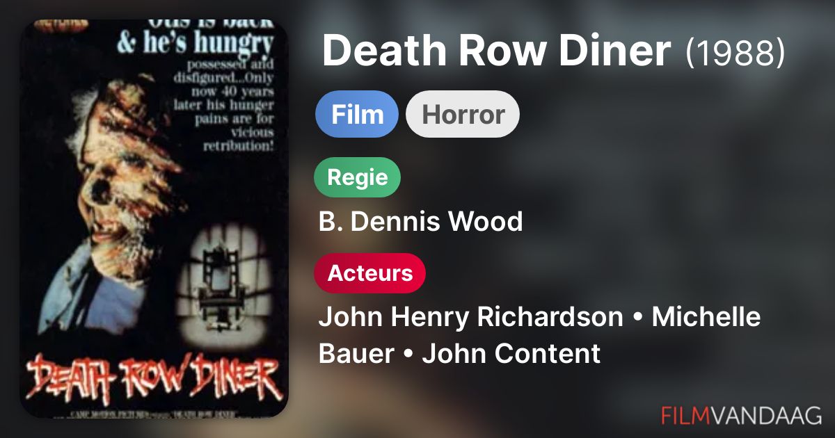 Death Row Diner (film, 1988) - FilmVandaag.nl