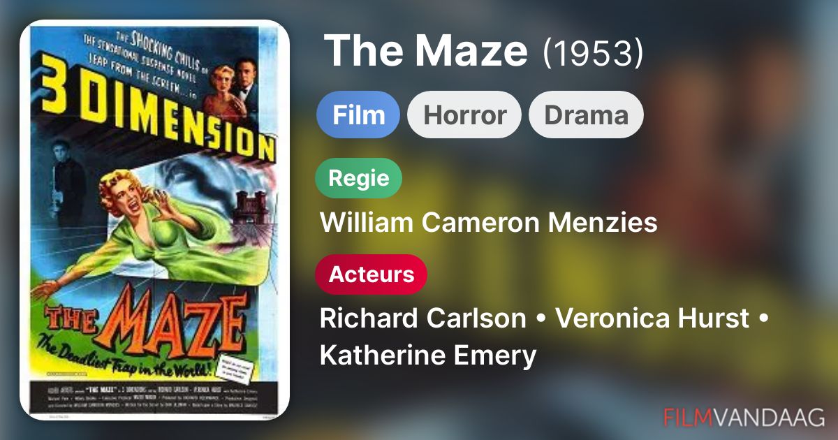 The Maze (film, 1953) - FilmVandaag.nl