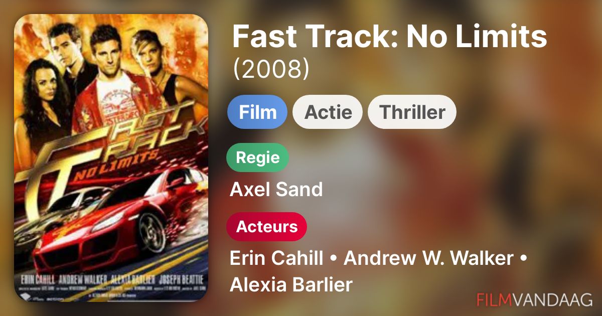 Fast Track: No Limits (film, 2008) - FilmVandaag.nl