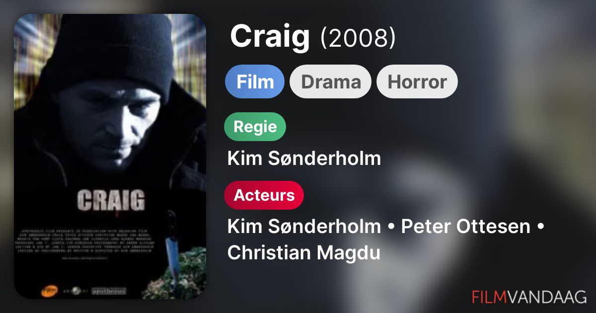 Craig (film, 2008) - FilmVandaag.nl