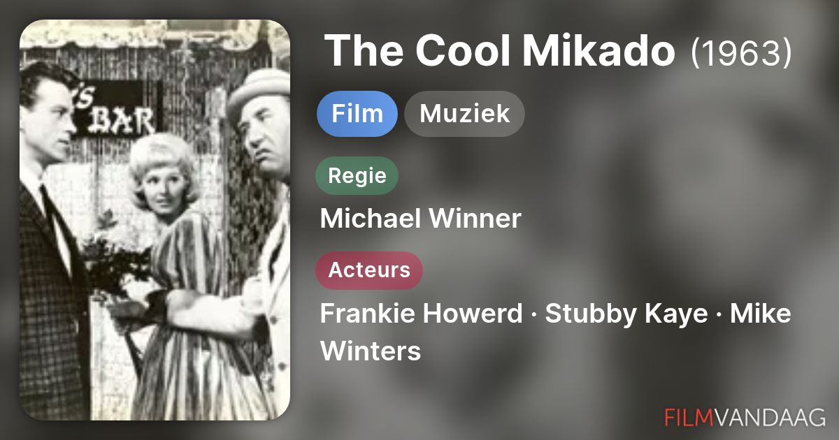 The Cool Mikado (film, 1963) - FilmVandaag.nl