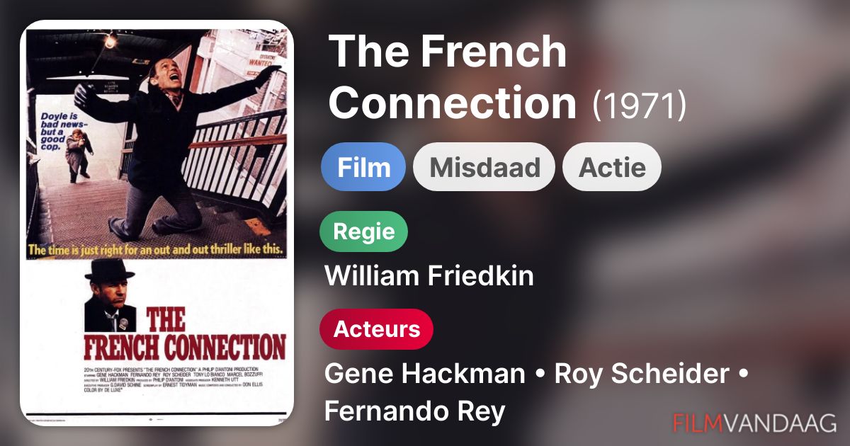 The French Connection (film, 1971) - FilmVandaag.nl