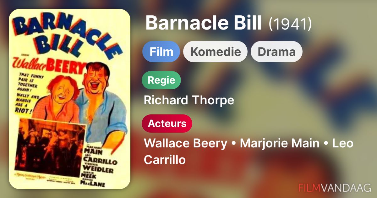 Barnacle Bill (film, 1941) - FilmVandaag.nl