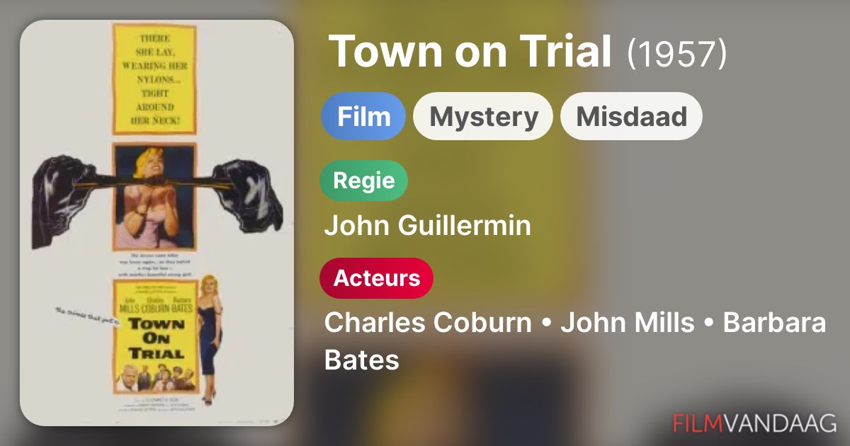 Town on Trial (film, 1957) - FilmVandaag.nl