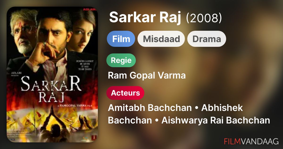 Sarkar Raj (film, 2008) - FilmVandaag.nl