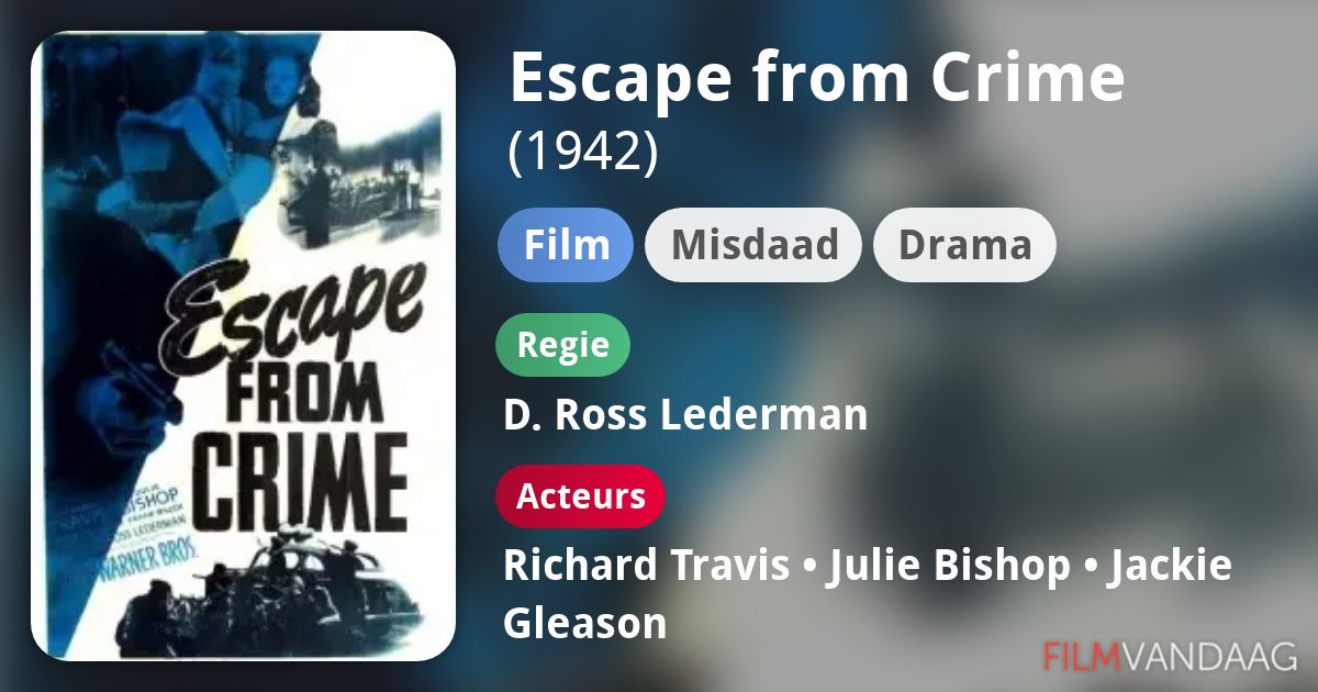 Escape from Crime (film, 1942) - FilmVandaag.nl