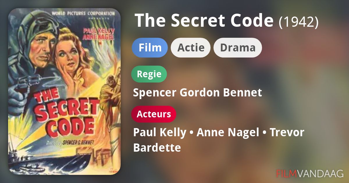The Secret Code (film, 1942) - FilmVandaag.nl