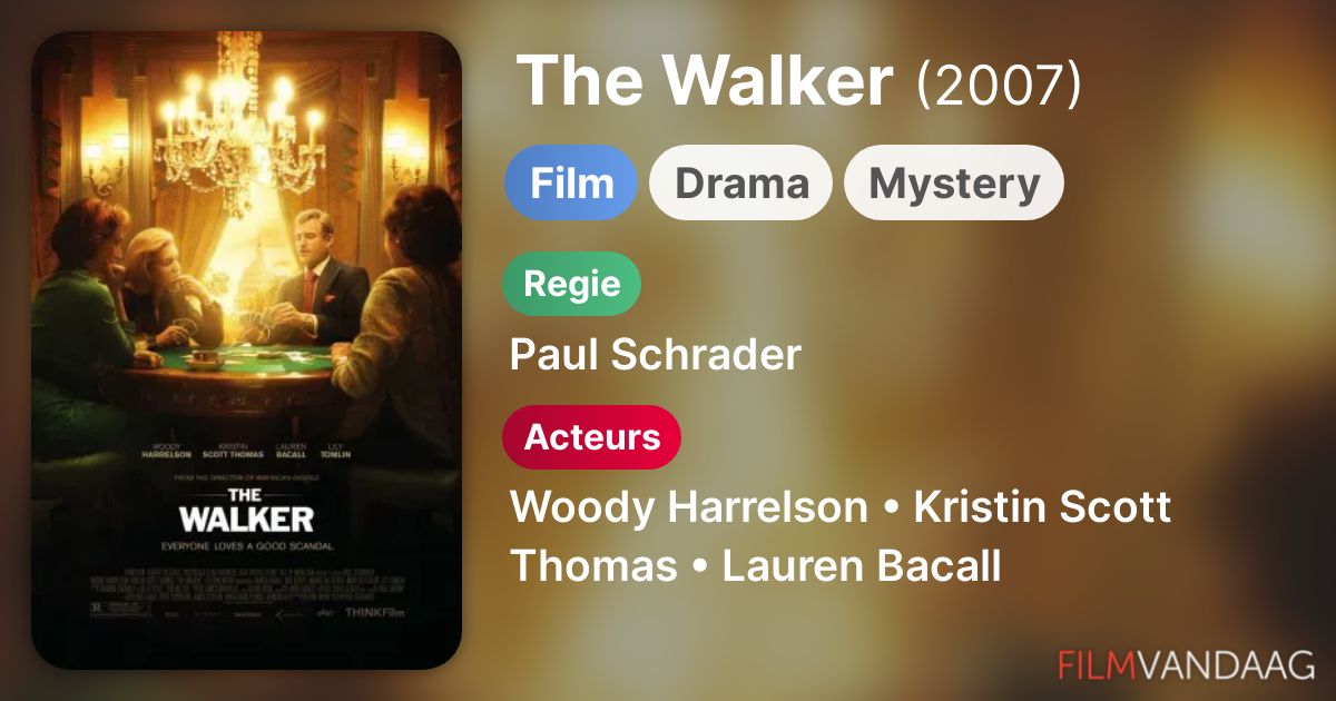 The Walker (film, 2007) - FilmVandaag.nl