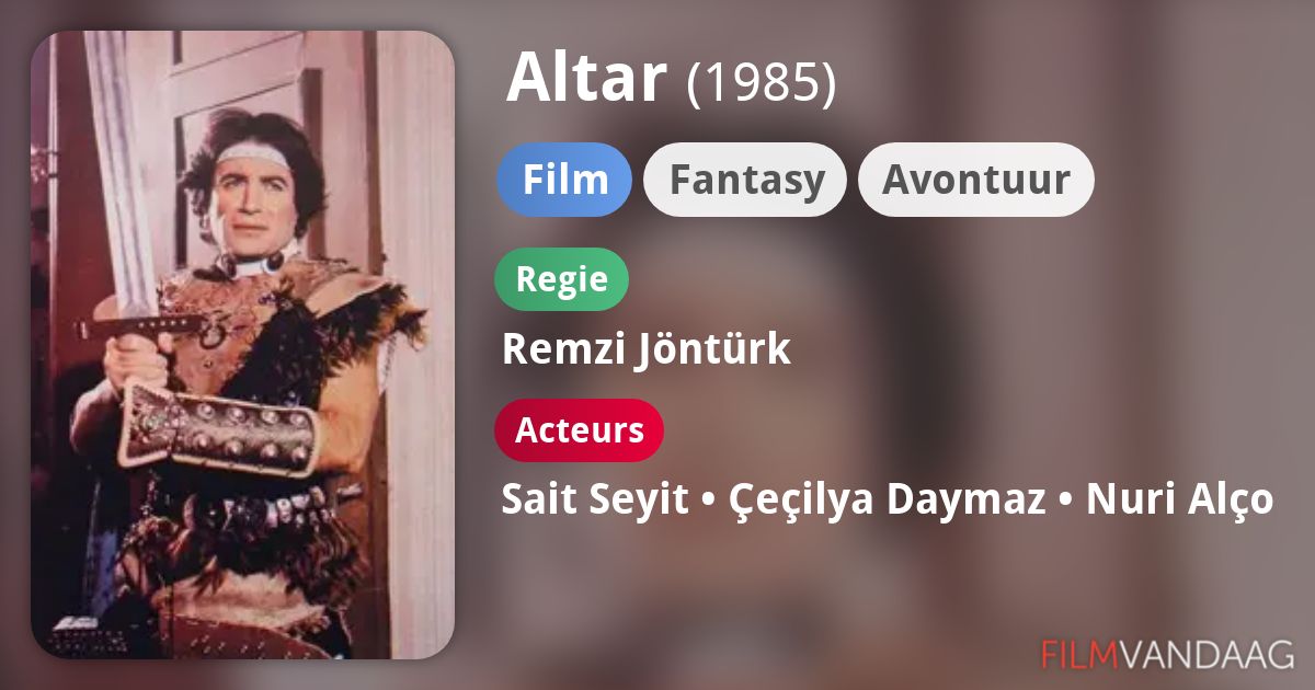 Altar (film, 1985) - FilmVandaag.nl