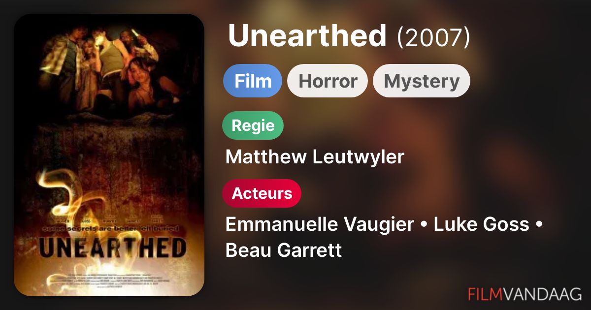 Unearthed (film, 2007) - FilmVandaag.nl