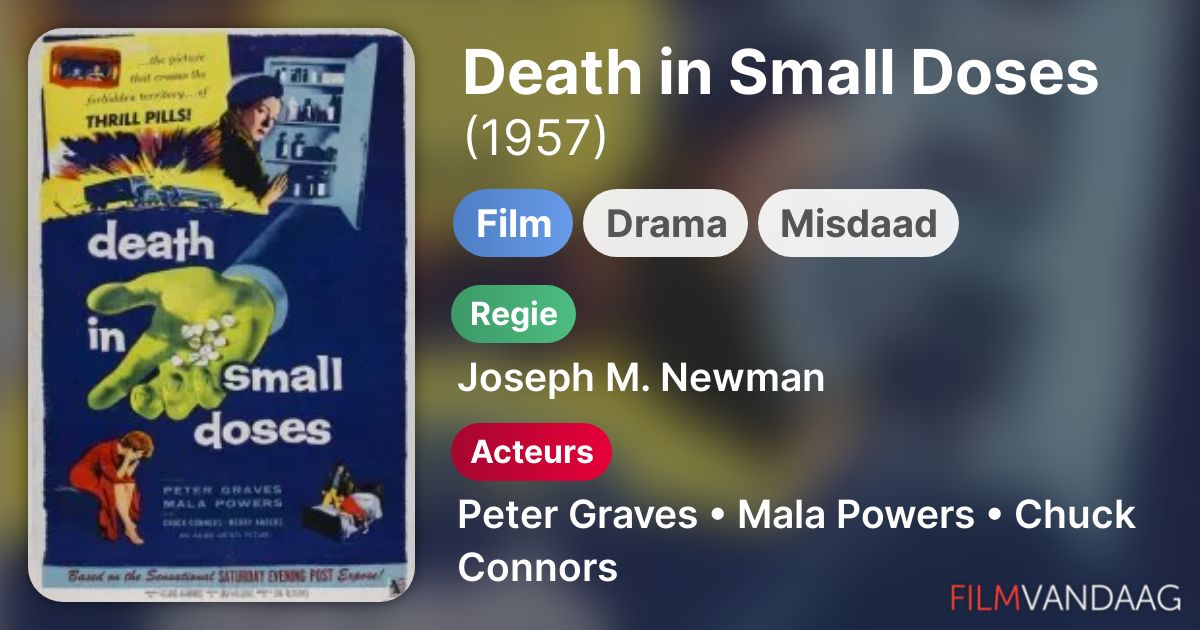 Death in Small Doses (film, 1957) - FilmVandaag.nl