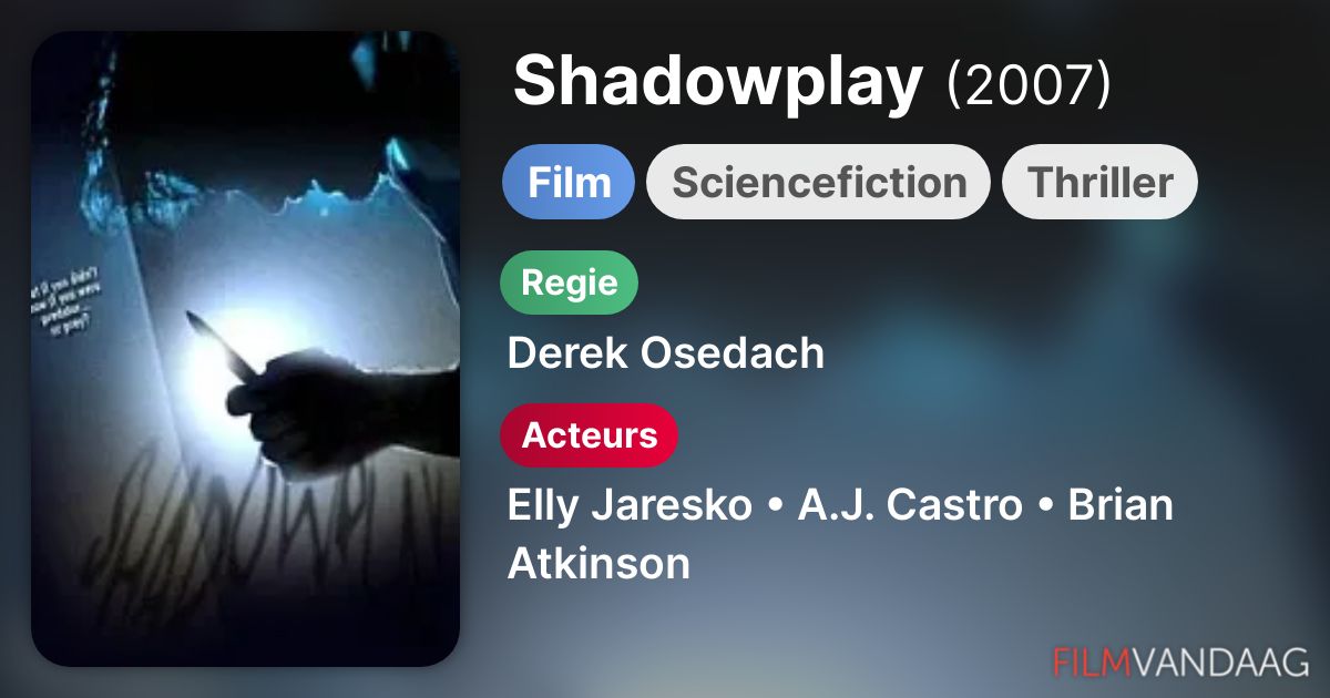 Shadowplay (film, 2007) - FilmVandaag.nl