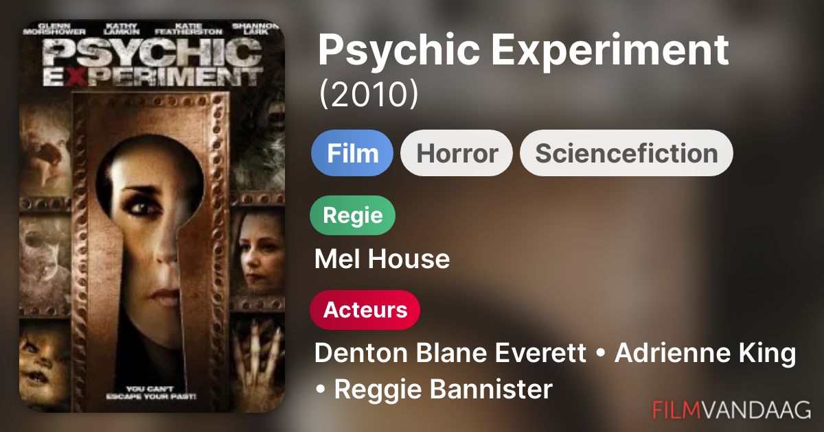Psychic Experiment (film, 2010) - FilmVandaag.nl