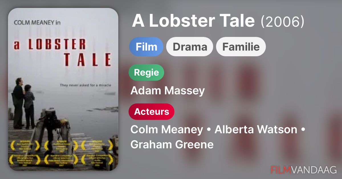 A Lobster Tale (film, 2006) - FilmVandaag.nl