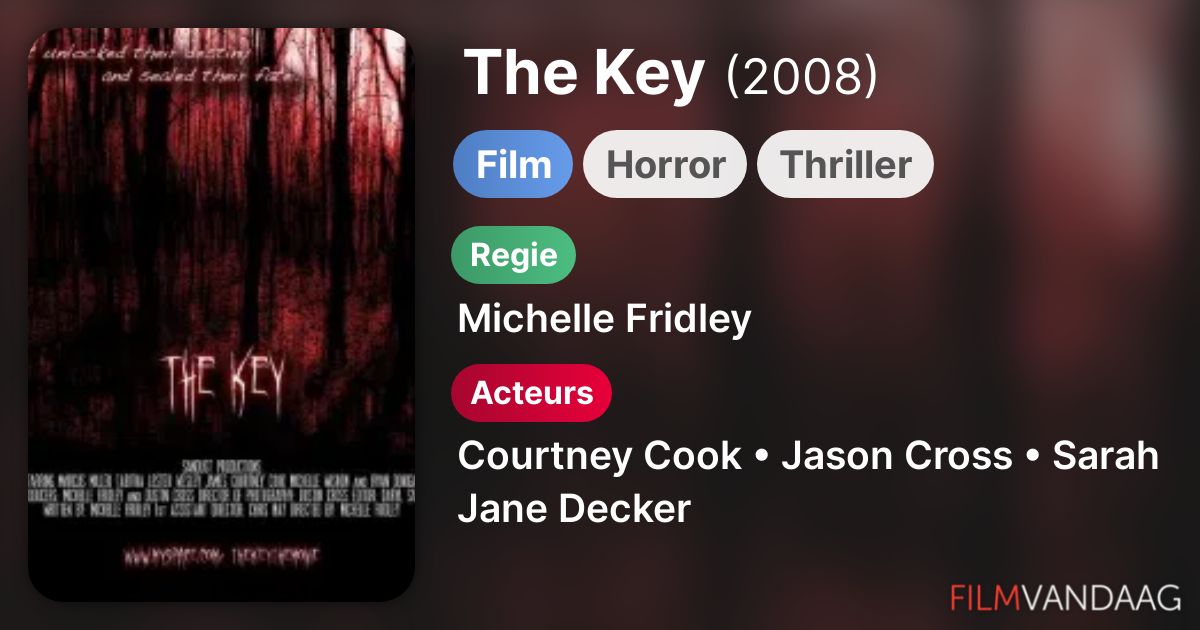 The Key (film, 2008) - FilmVandaag.nl