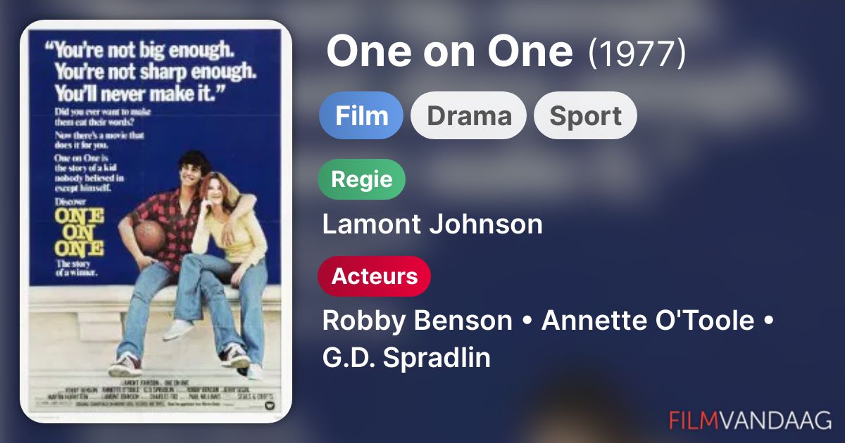 One on One (film, 1977) - FilmVandaag.nl